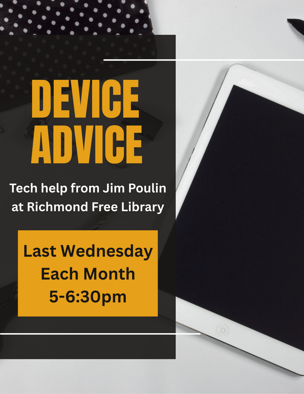 Device Advice - Richmond Free Library, VT